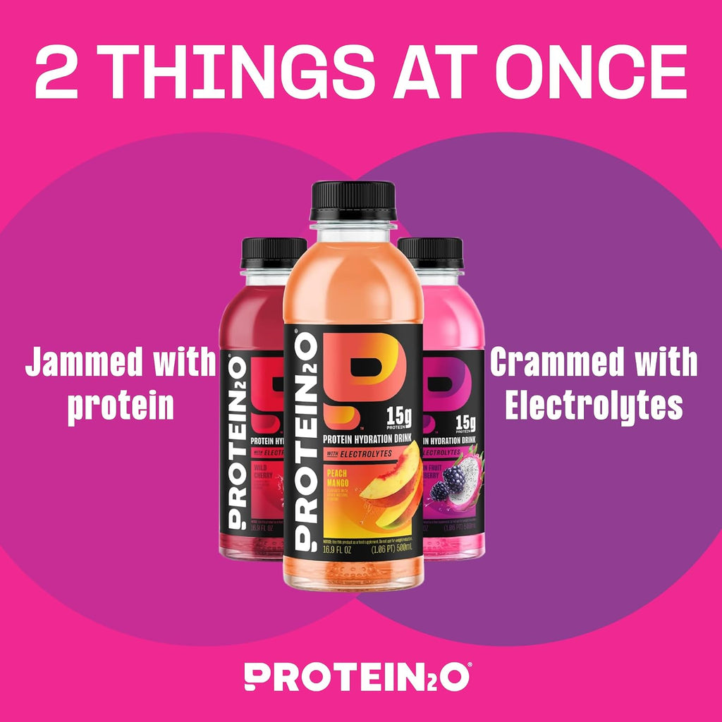 15g whey protein isolate per bottle