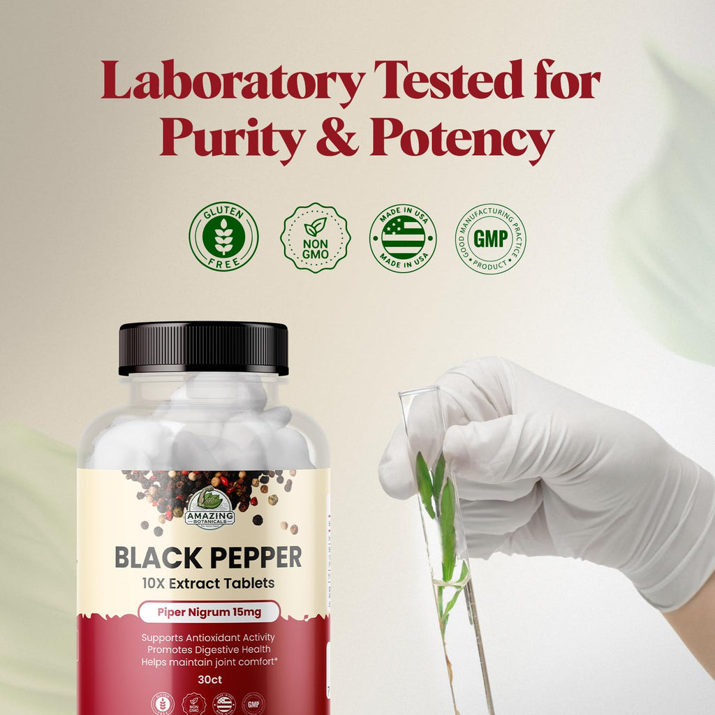 15mg piper nigrum health benefits