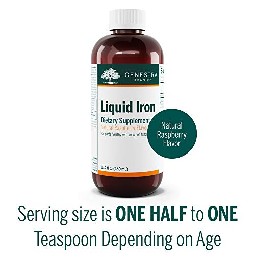 16.2 fl. oz. iron supplement bottle