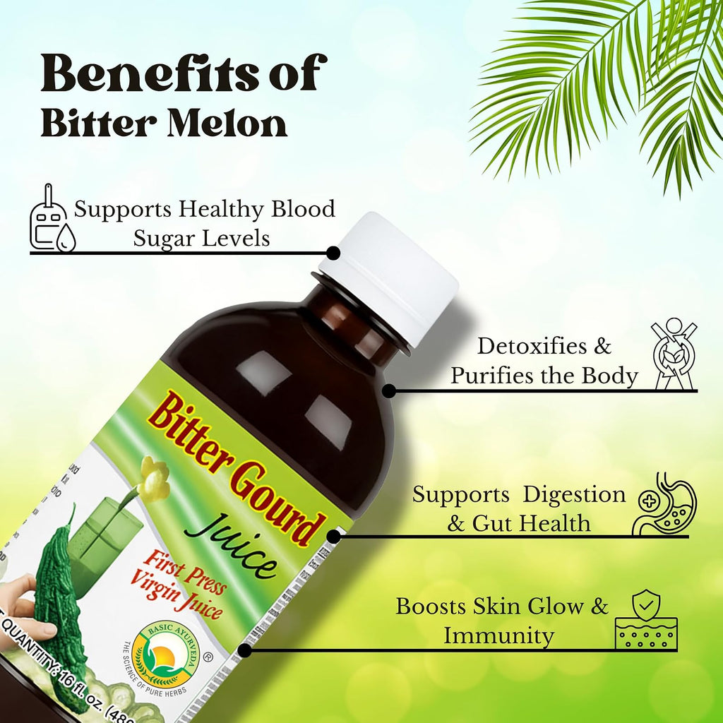 16.23 Fl Oz Karela juice bottle