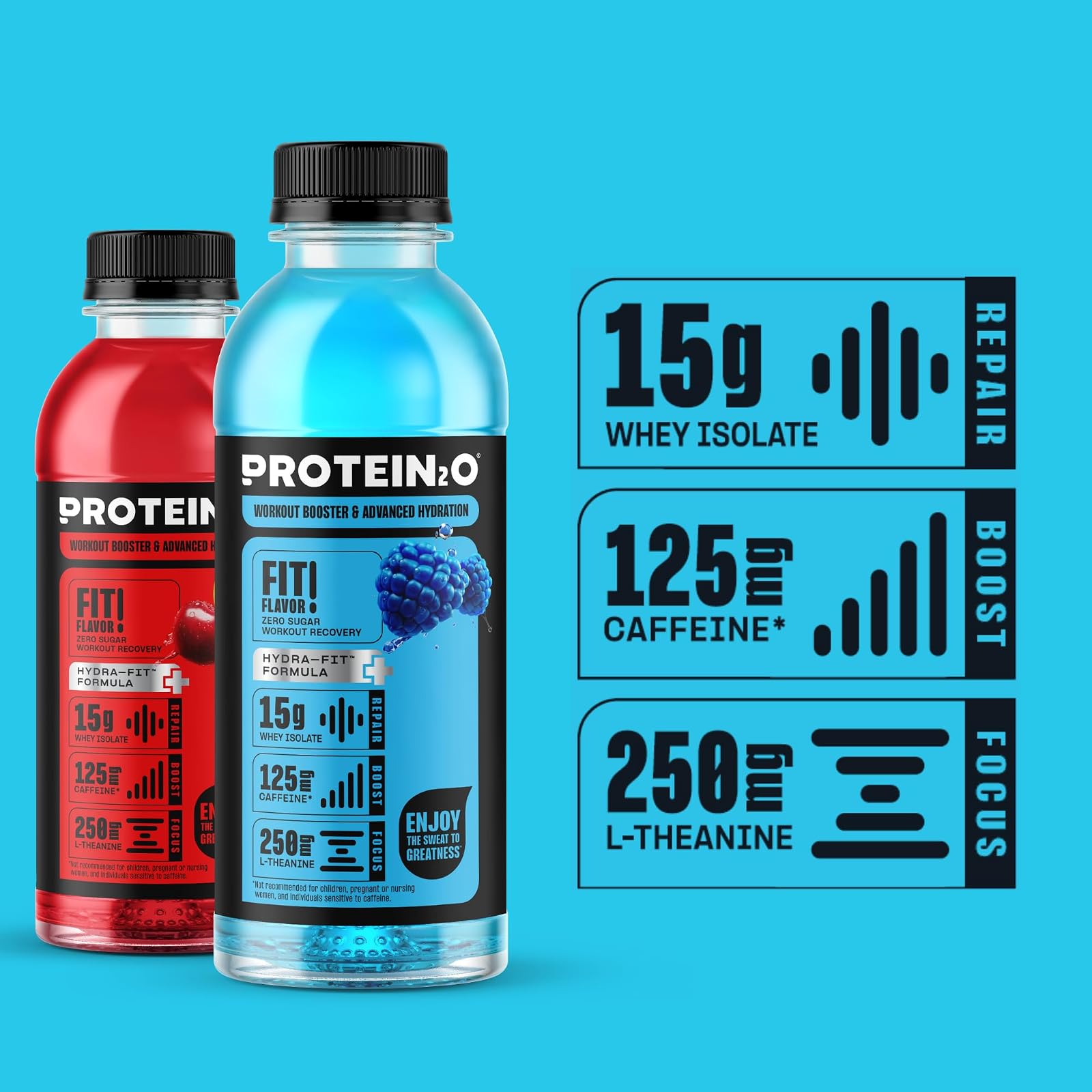 16.9 oz whey protein bottle