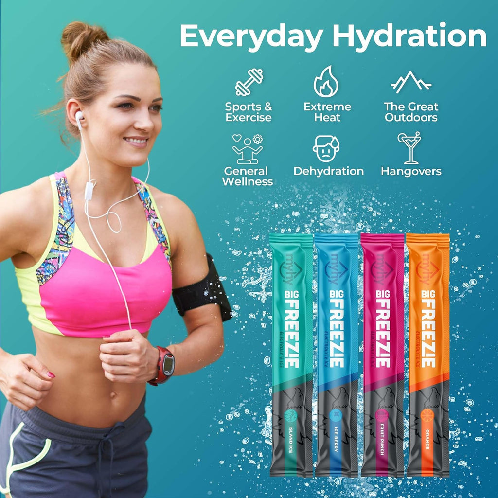 16 count sports electrolyte freezer treats