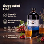 16 fl oz hawthorn syrup bottle