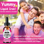 16 fl oz iron supplement bottle