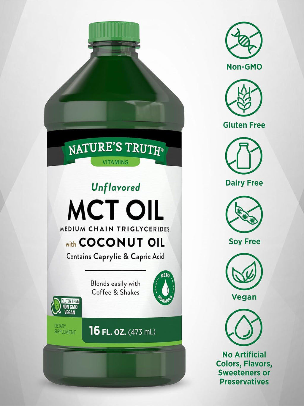 16 fl oz mct oil bottle