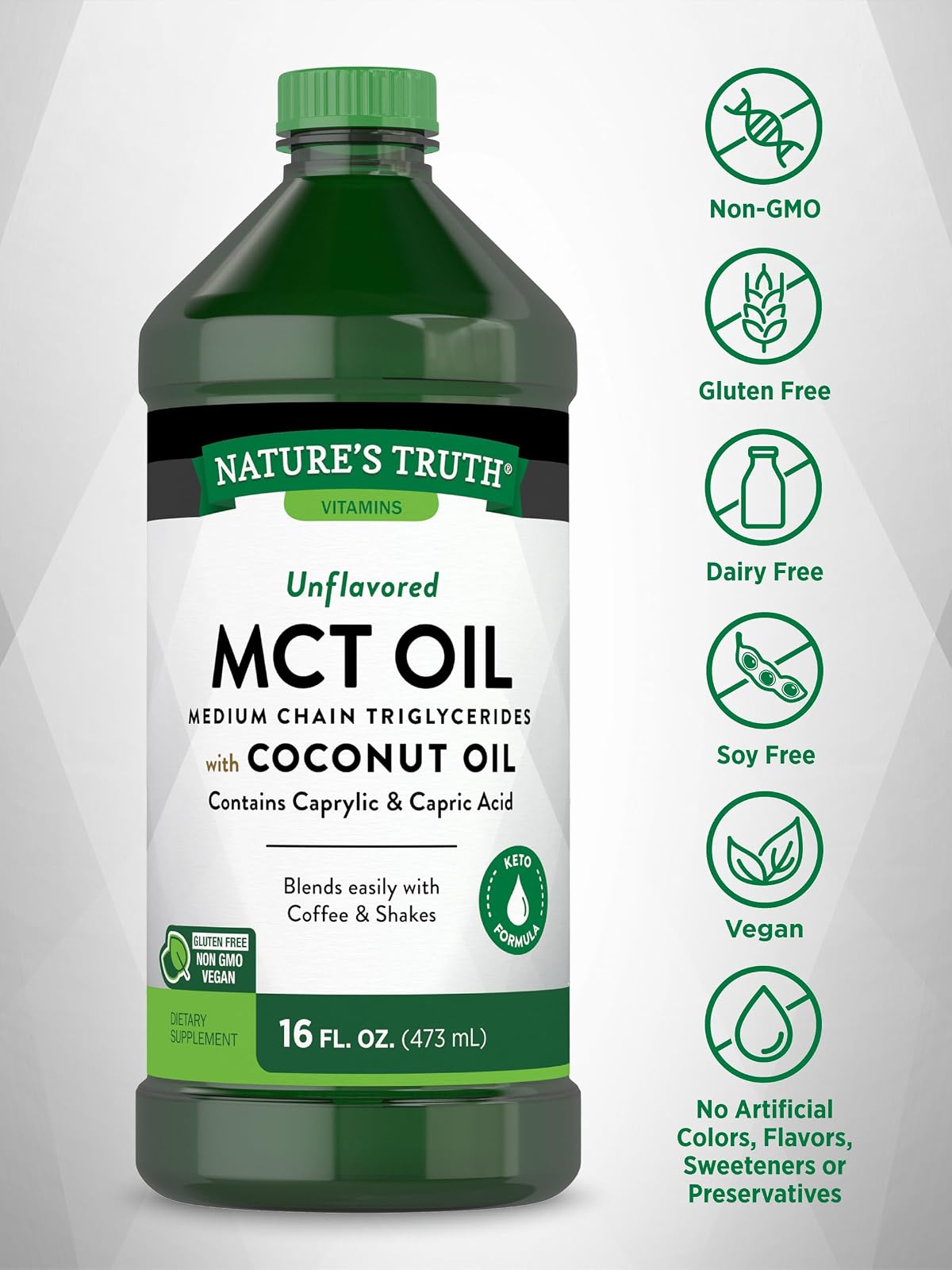 16 fl oz mct oil bottle