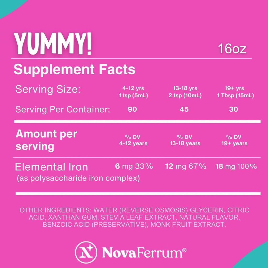 16 Fl Oz NovaFerrum iron formula