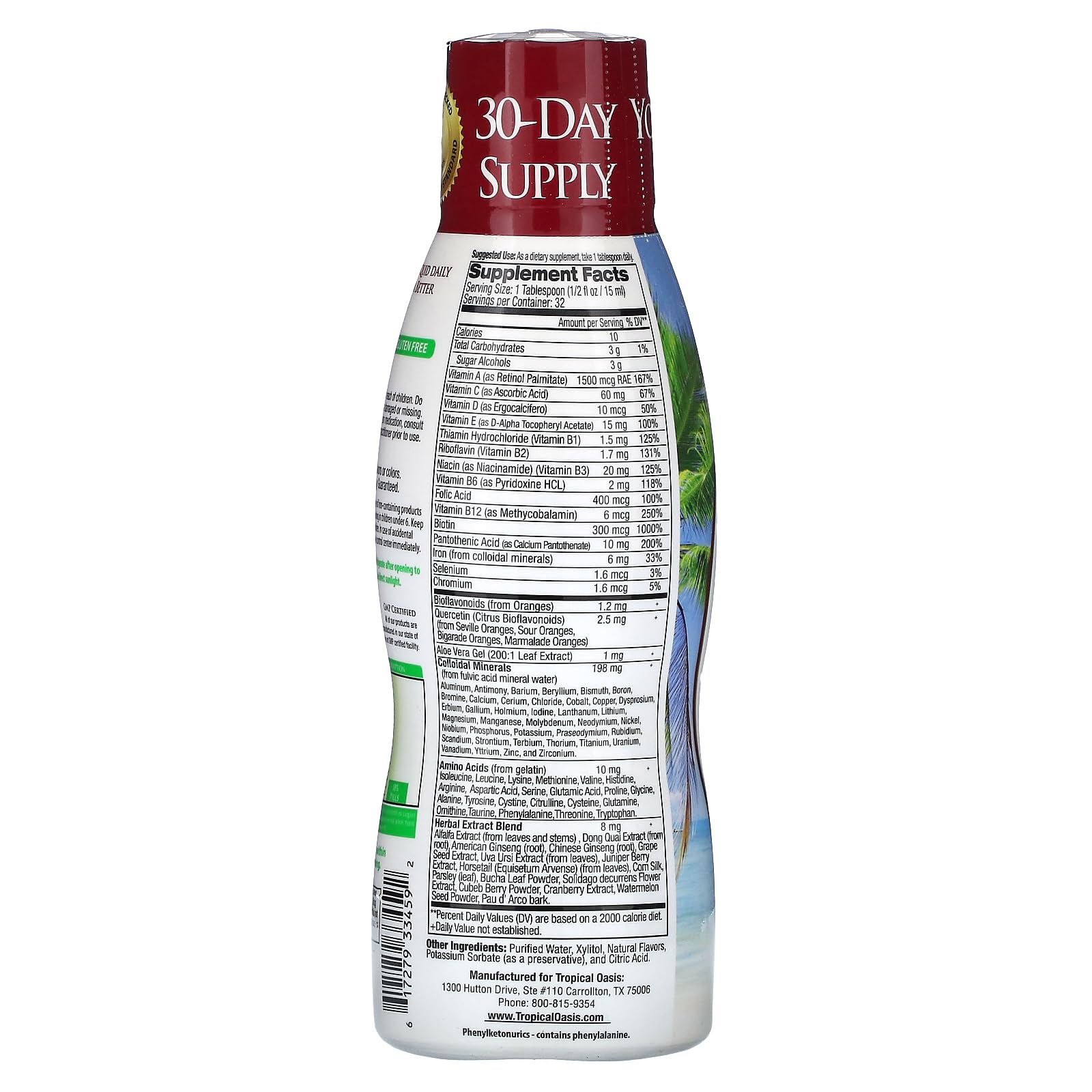 16 fl oz vitamin mineral blend
