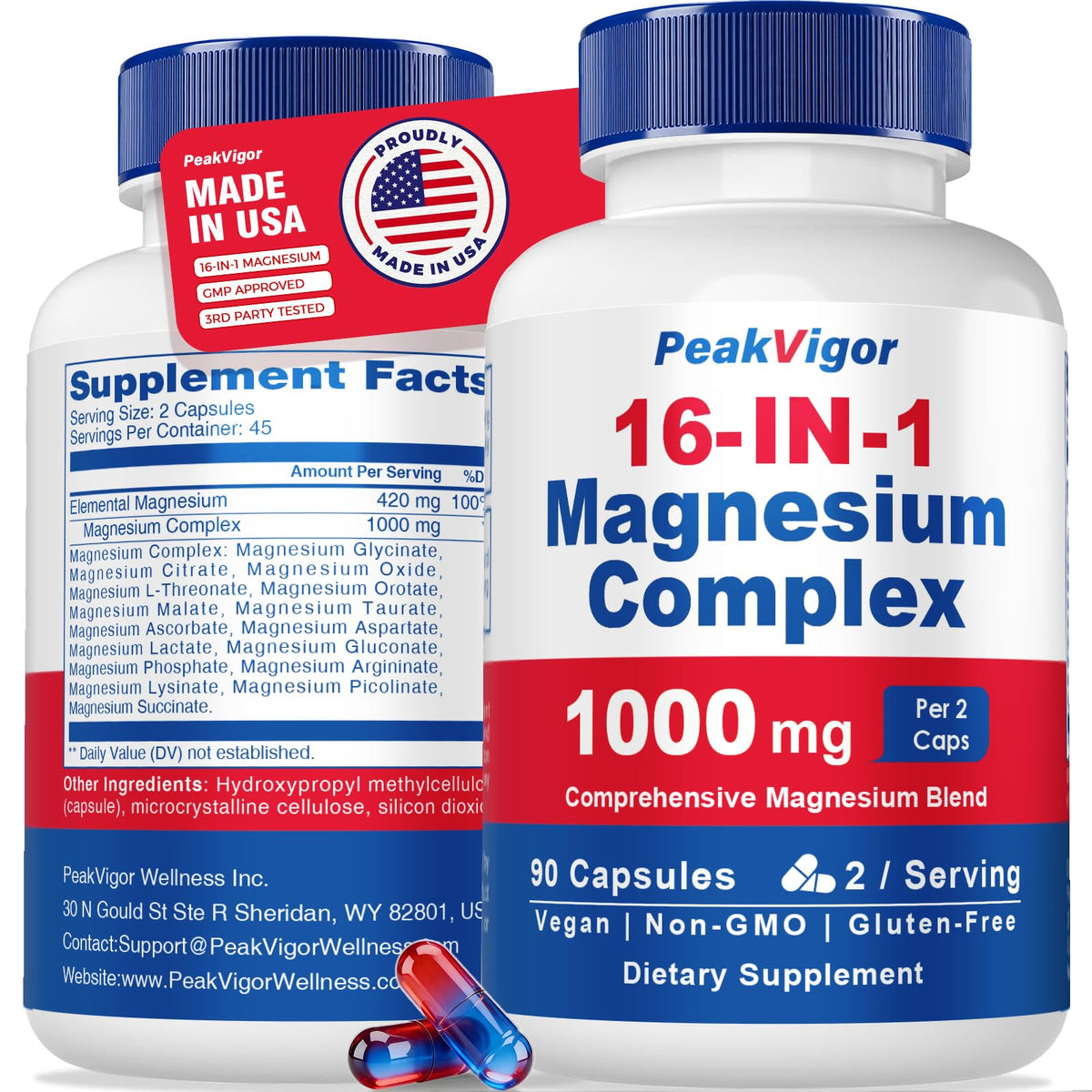 16 in 1 magnesium complex capsules