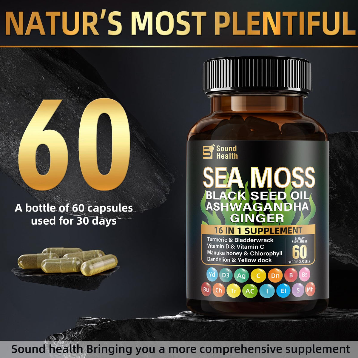 16 in 1 multivitamin complex capsules