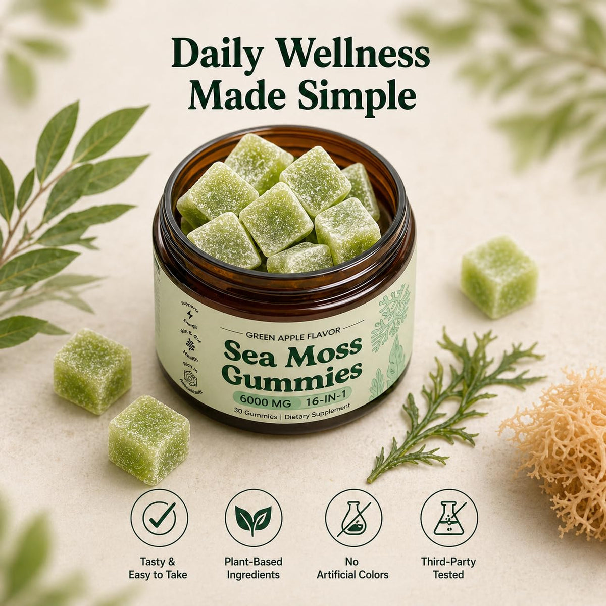 16-in-1 multivitamins for overall vitality