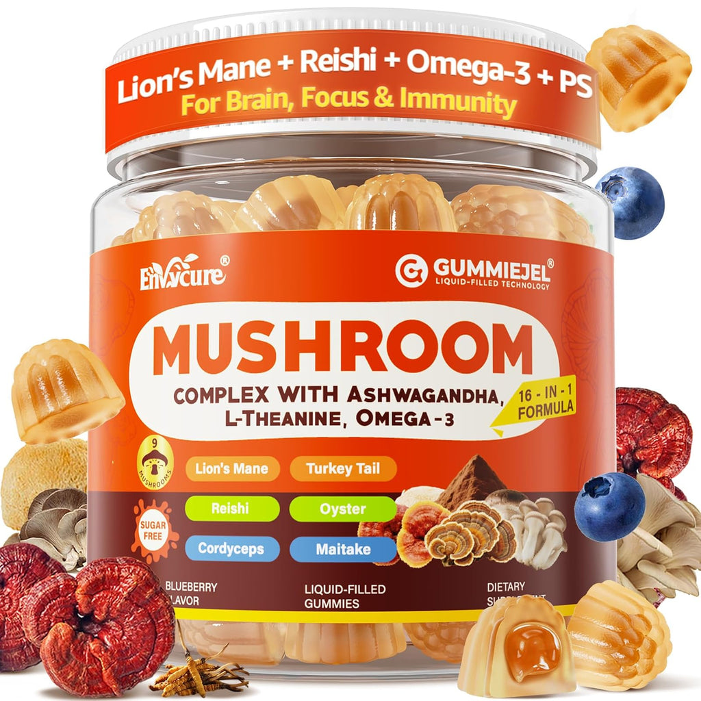 16-in-1 mushroom gummies for wellness