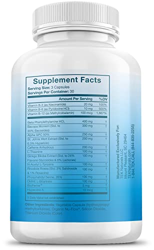 16 ingredients for cognitive enhancement