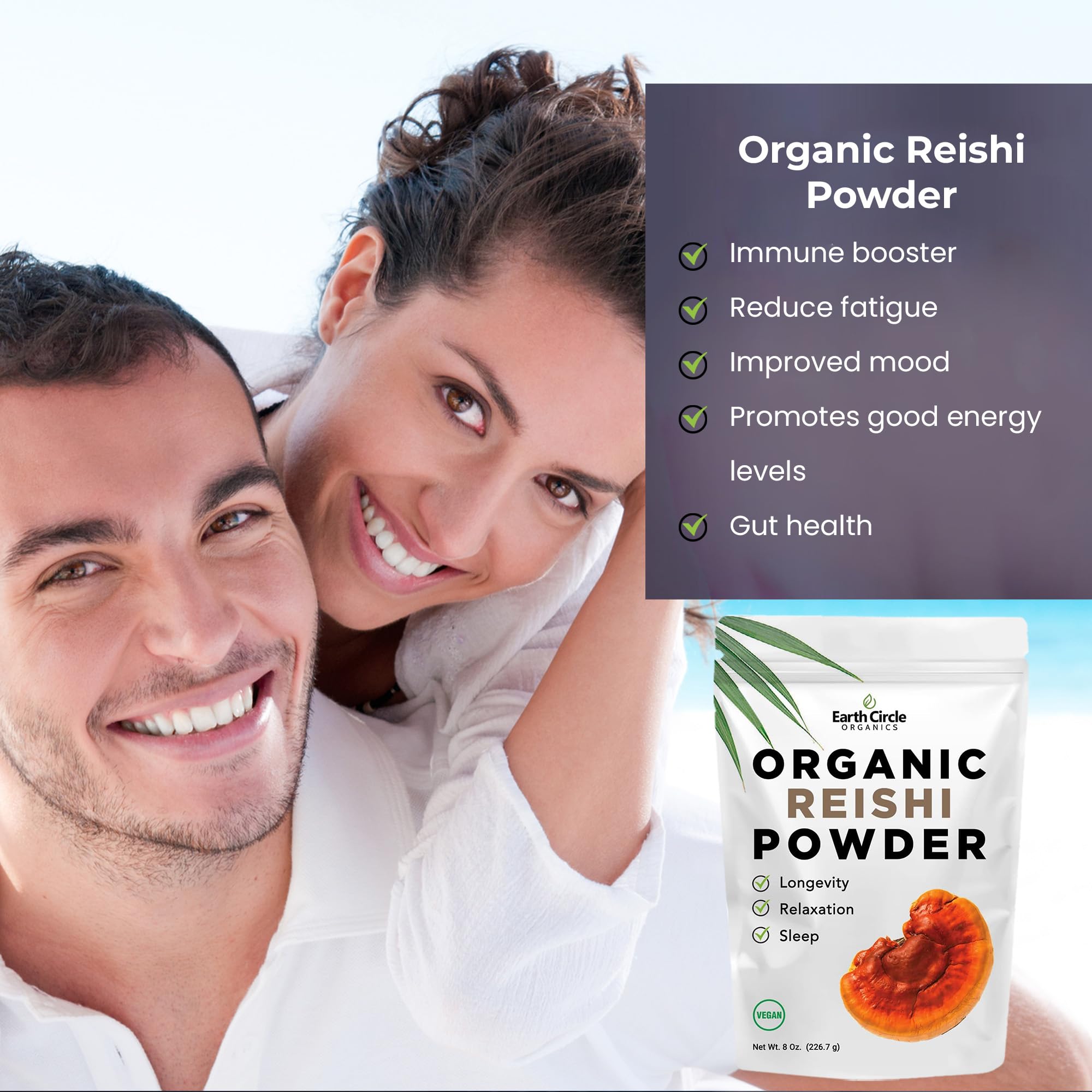 16 ounce reishi mushroom supplement