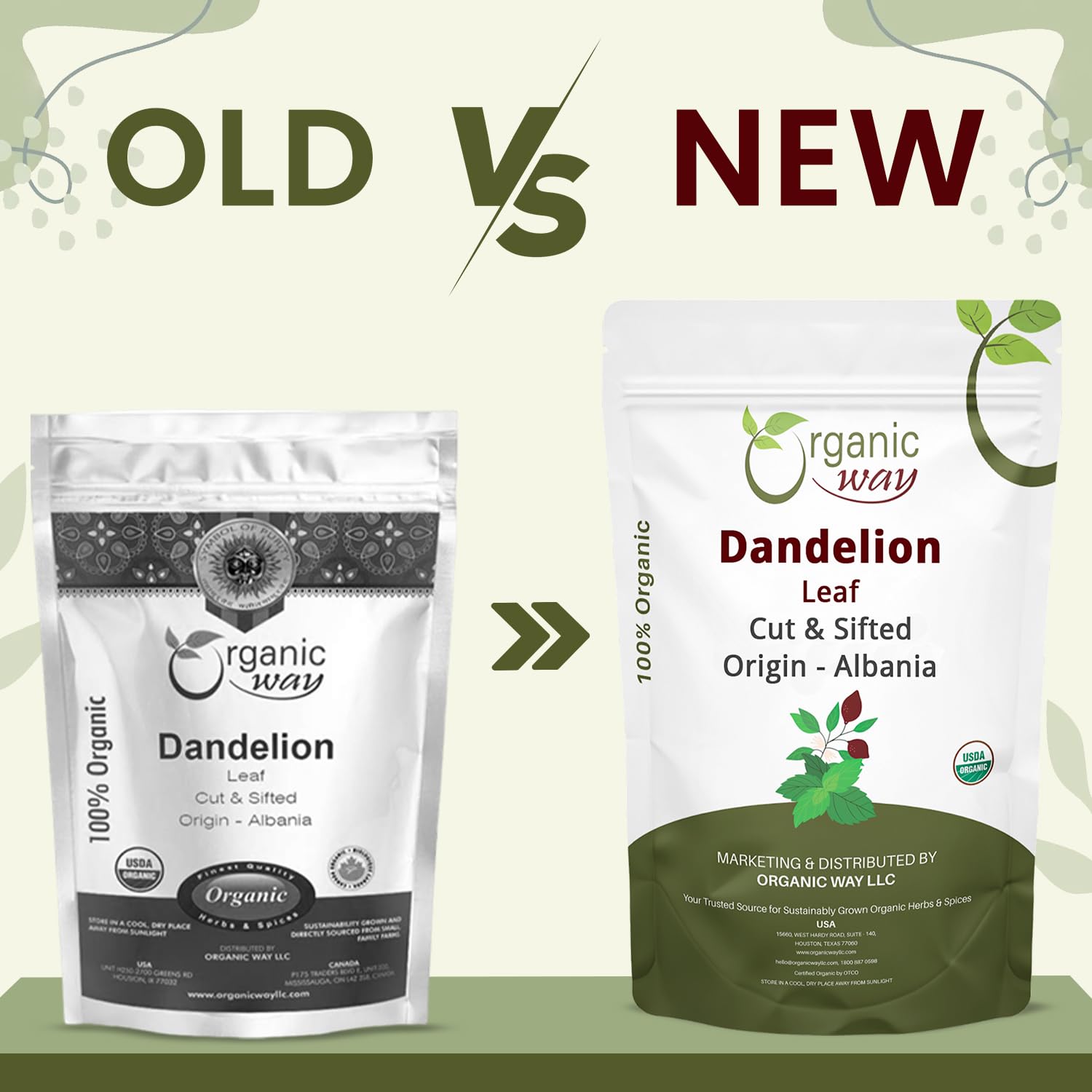 16 oz dandelion leaf package
