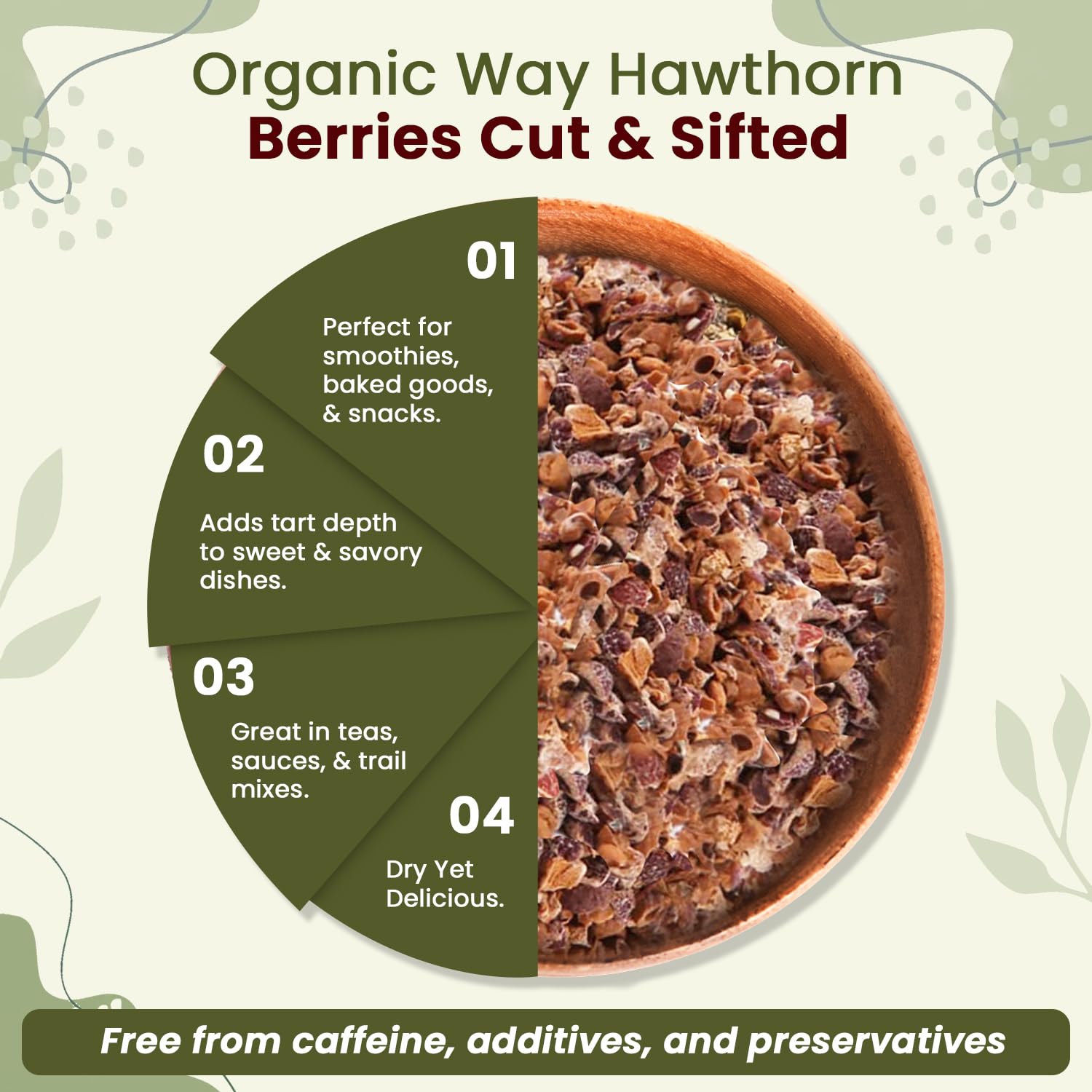 16 oz hawthorn berries package