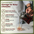 16 oz hawthorn tea for relaxation