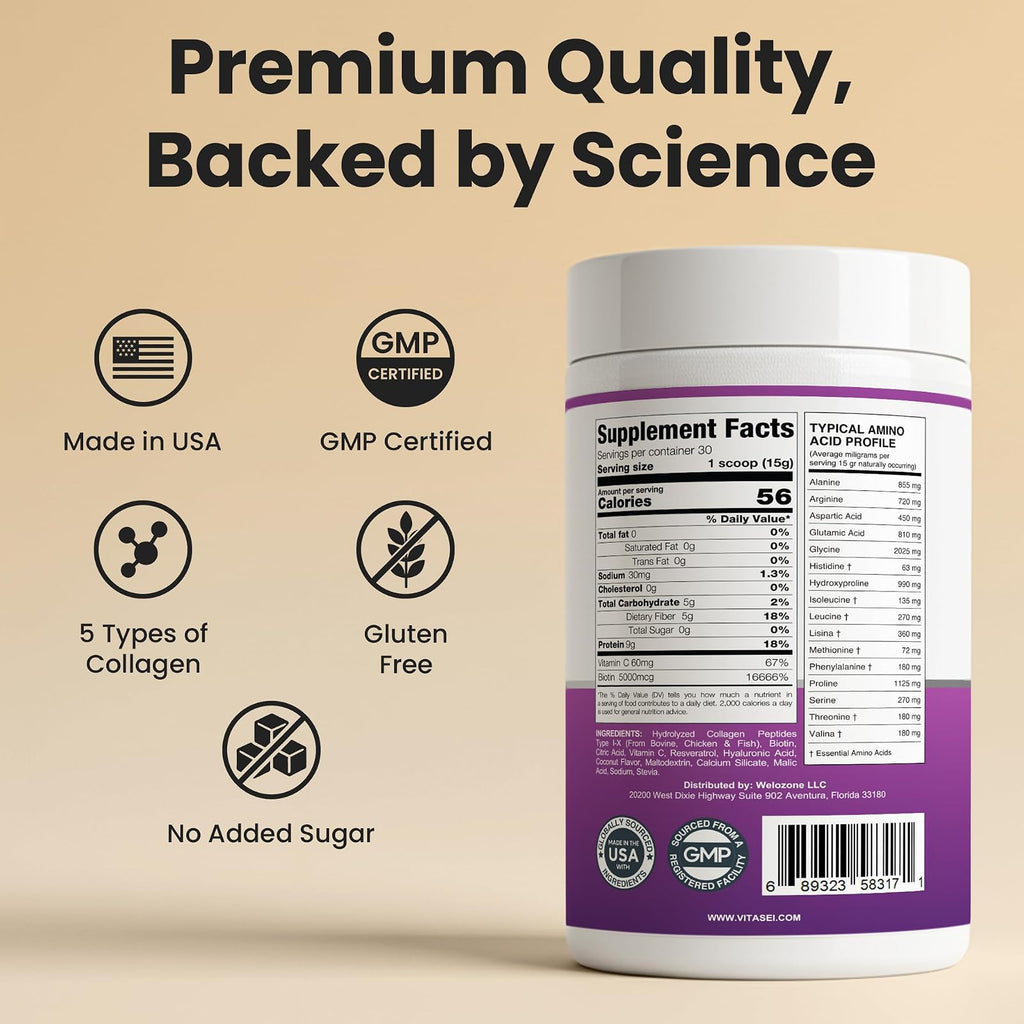 16 oz hydrolyzed collagen benefits