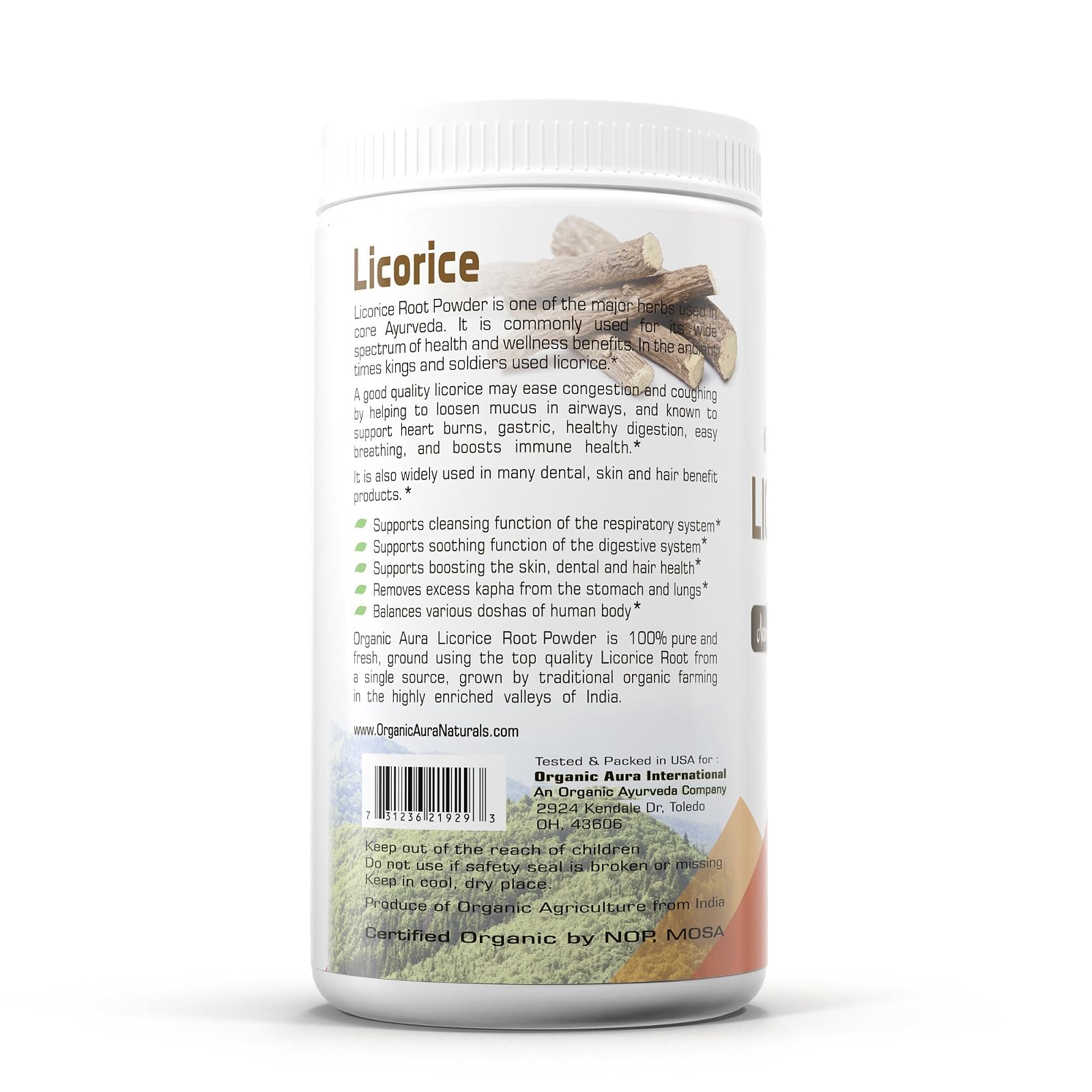 16 oz licorice root for wellness
