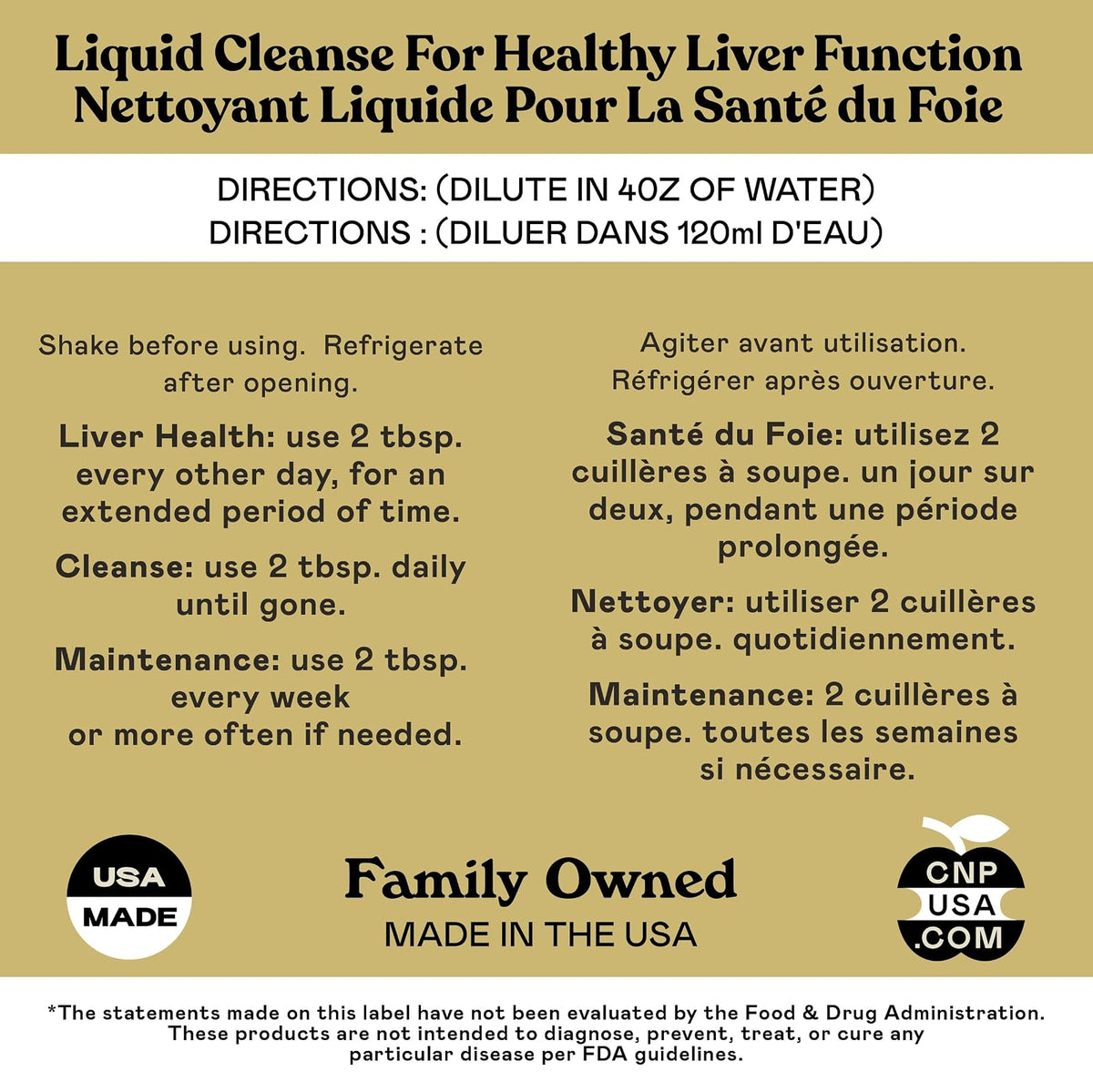 16 oz liver cleanse supplement
