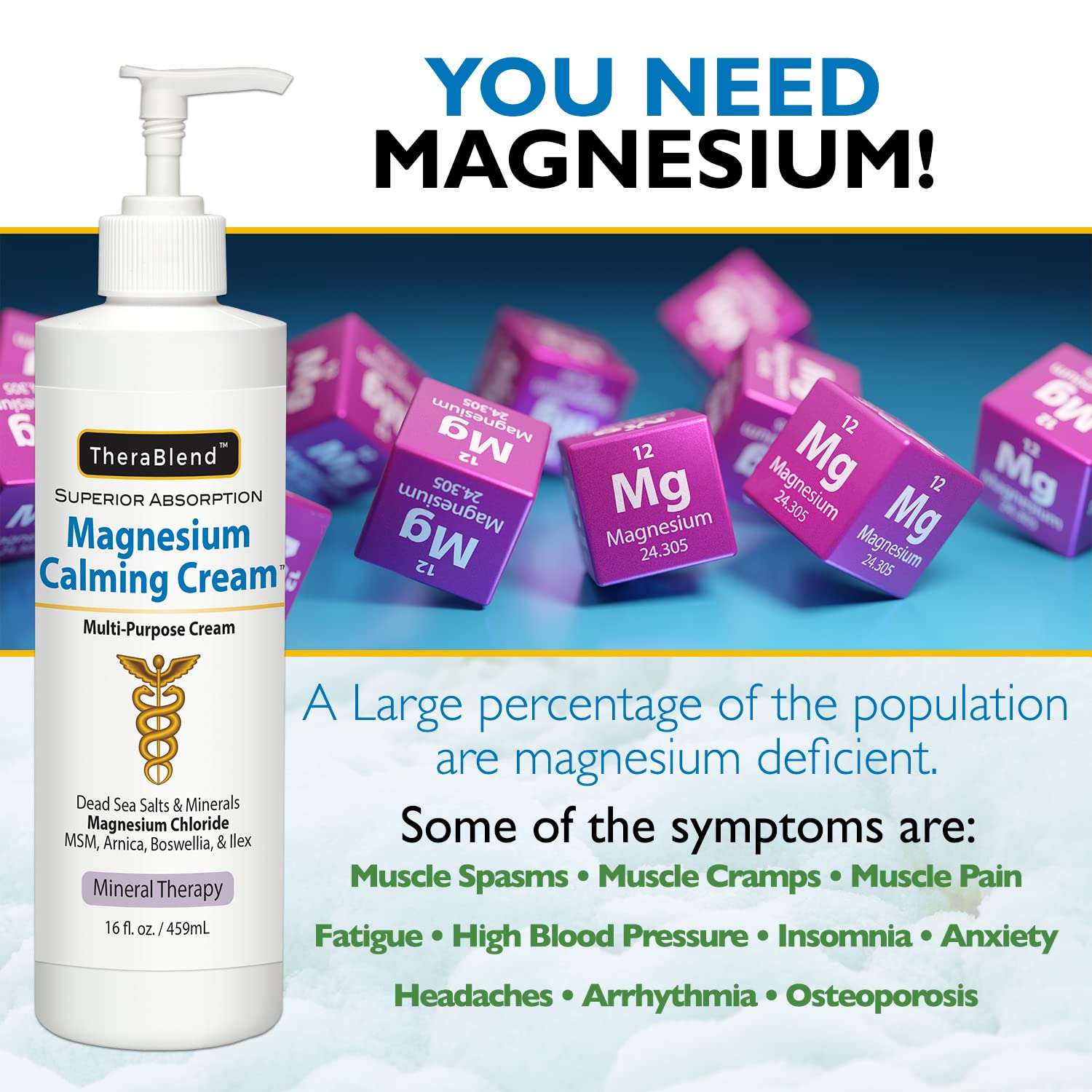 16 oz magnesium cream for relaxation