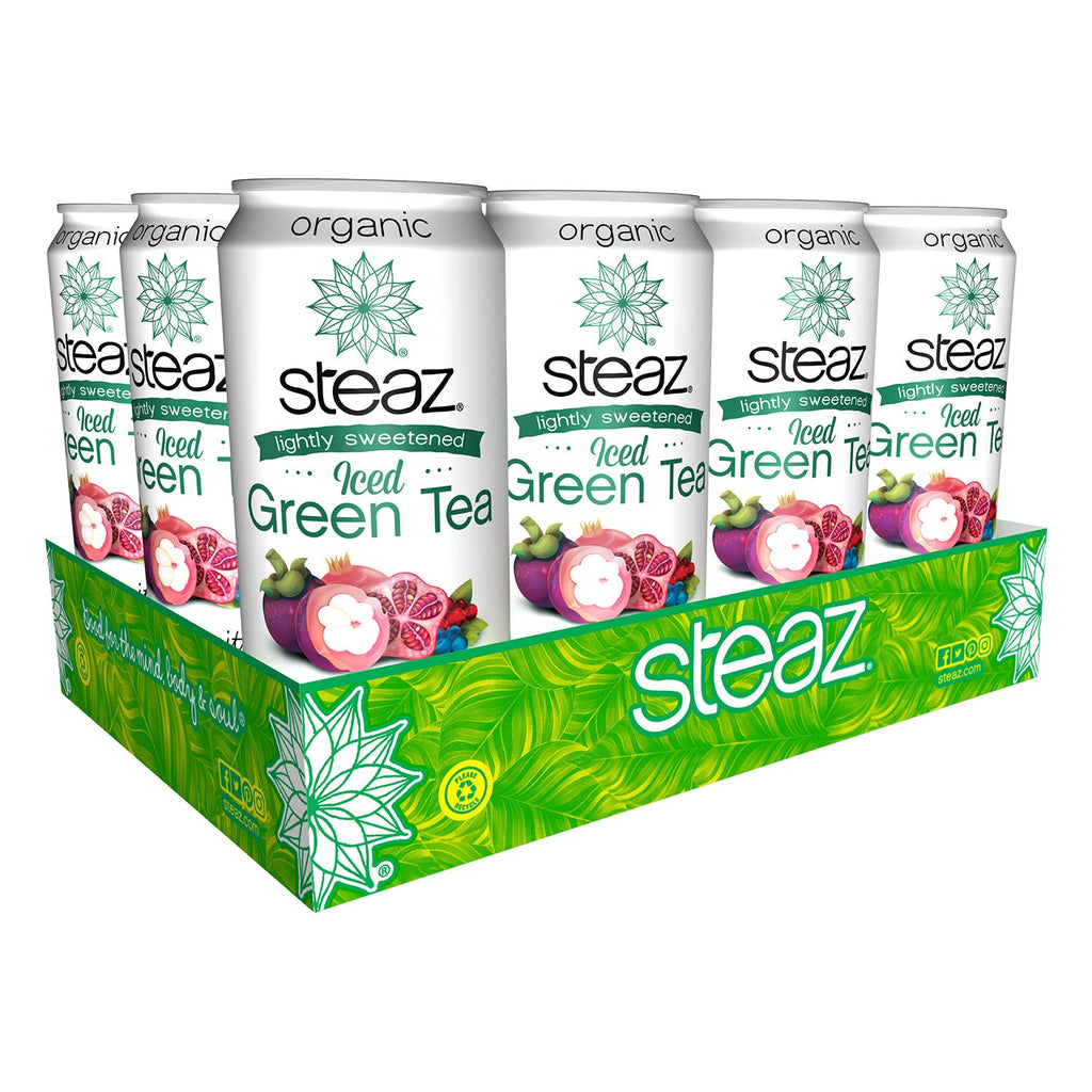 16 oz Steaz iced tea convenient size