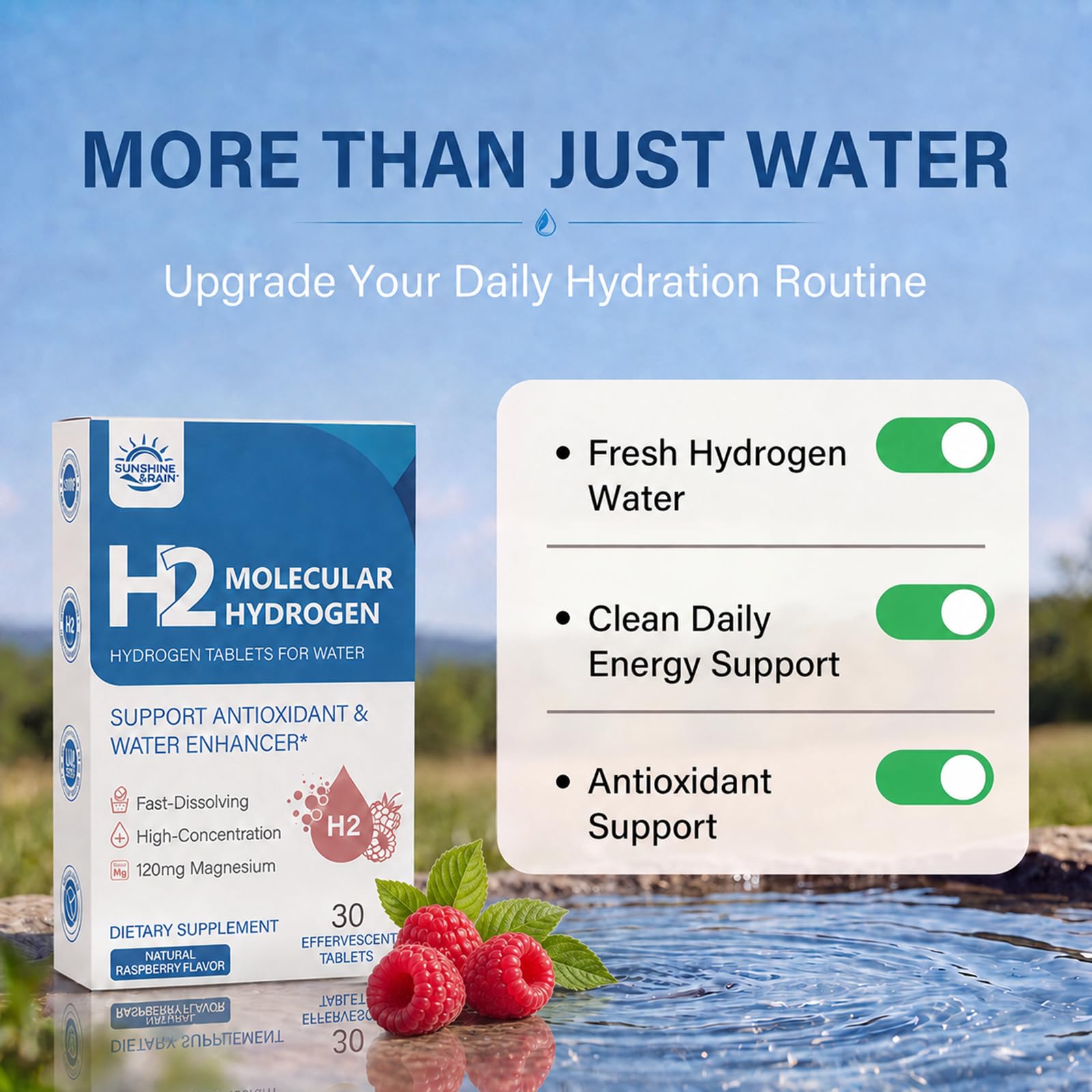 16 PPM magnesium hydrogen tablets