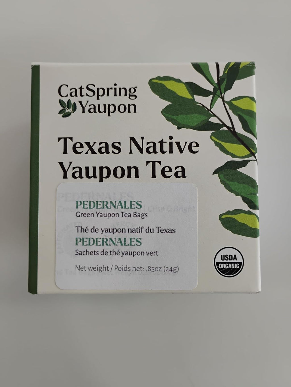 16 teabags of CatSpring yaupon goodness