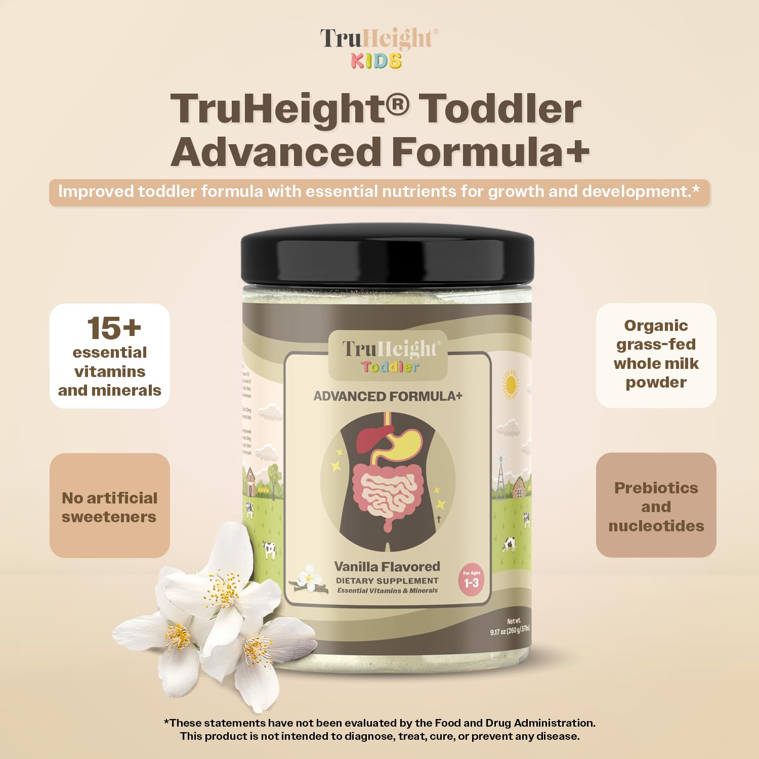 16 vitamins and minerals for kids