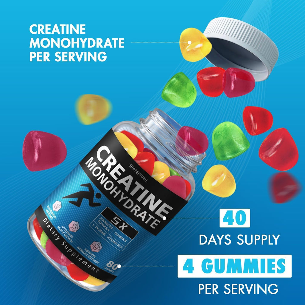 160 count creatine gummies for daily use