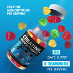 160 count creatine gummies for daily use