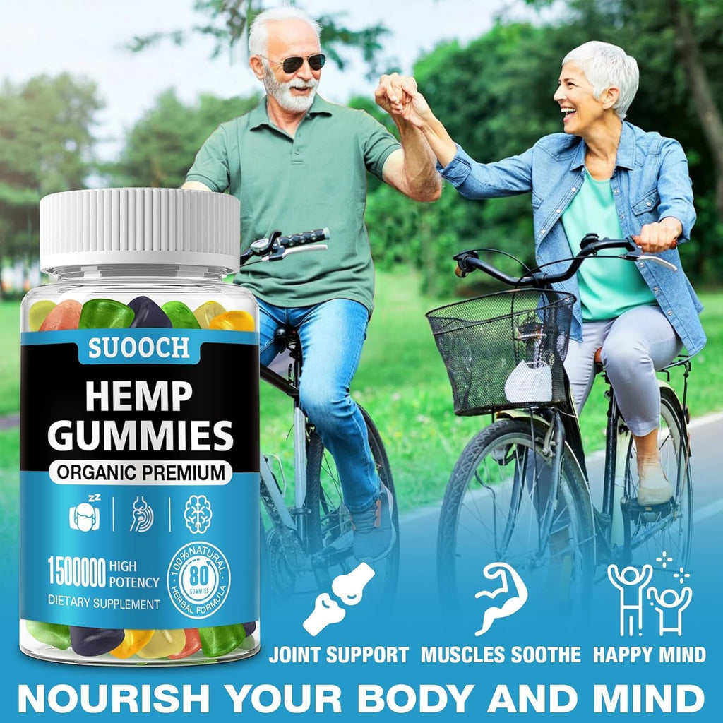 160 count hemp sleep gummies