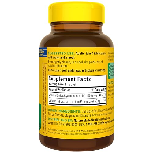 160 count vitamin B12 tablets