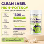 1600 mg Calcium Bentonite benefits