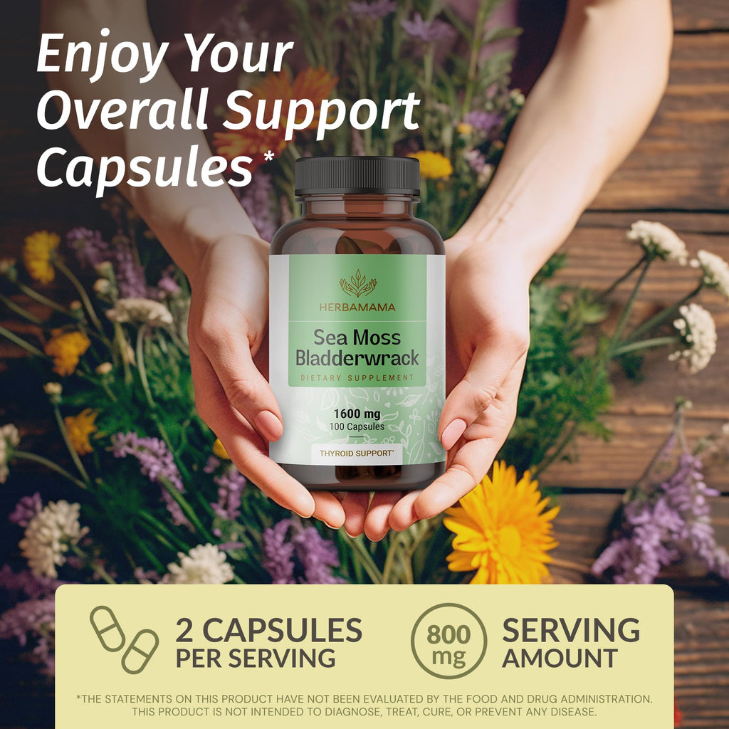 1600 mg Irish sea moss benefits
