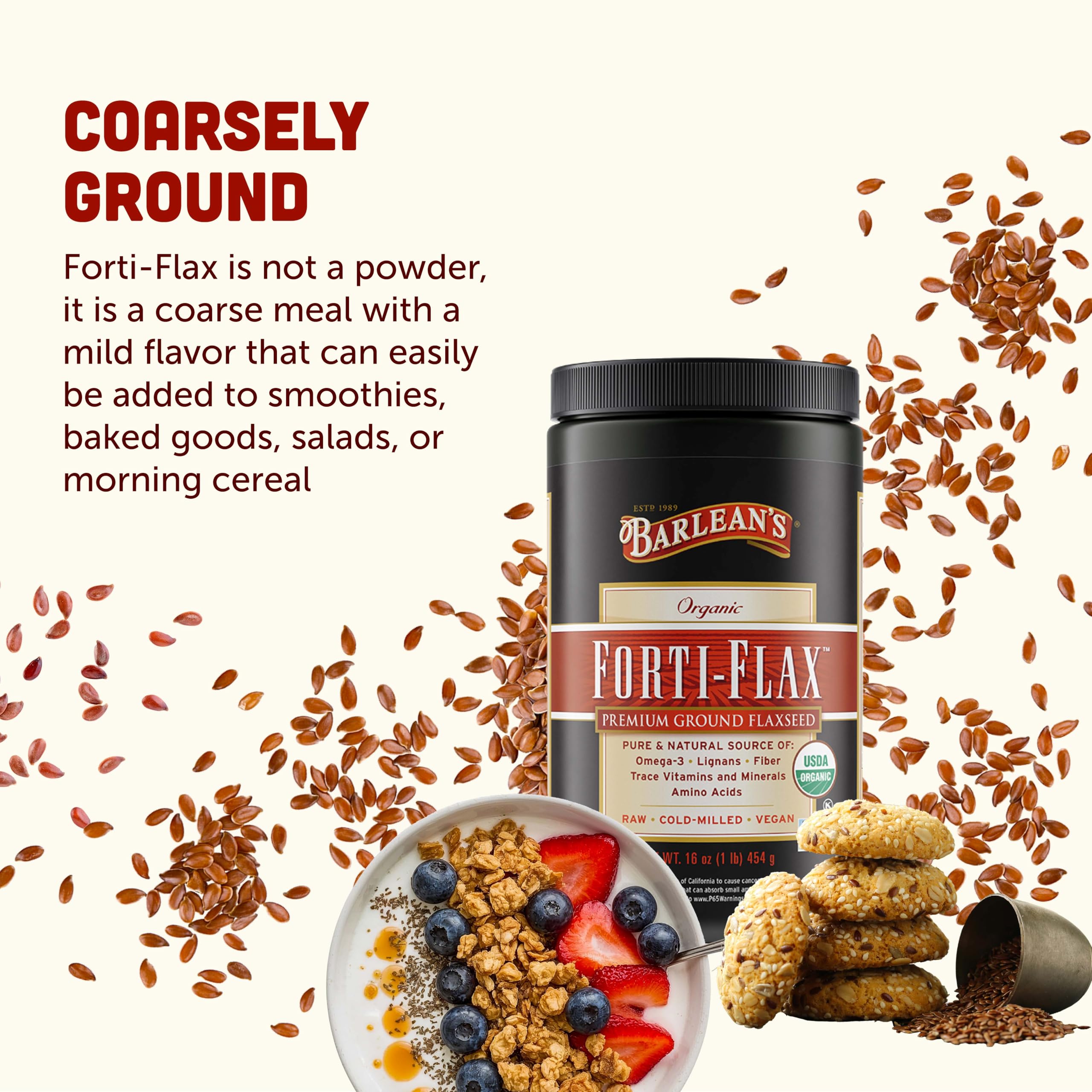 16oz flaxseed pack for meal prep