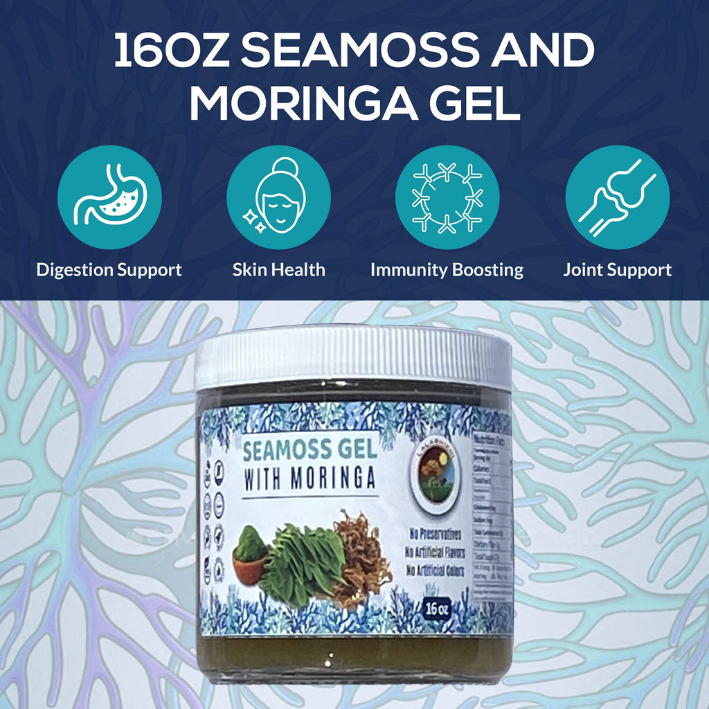 16oz sea moss gel container