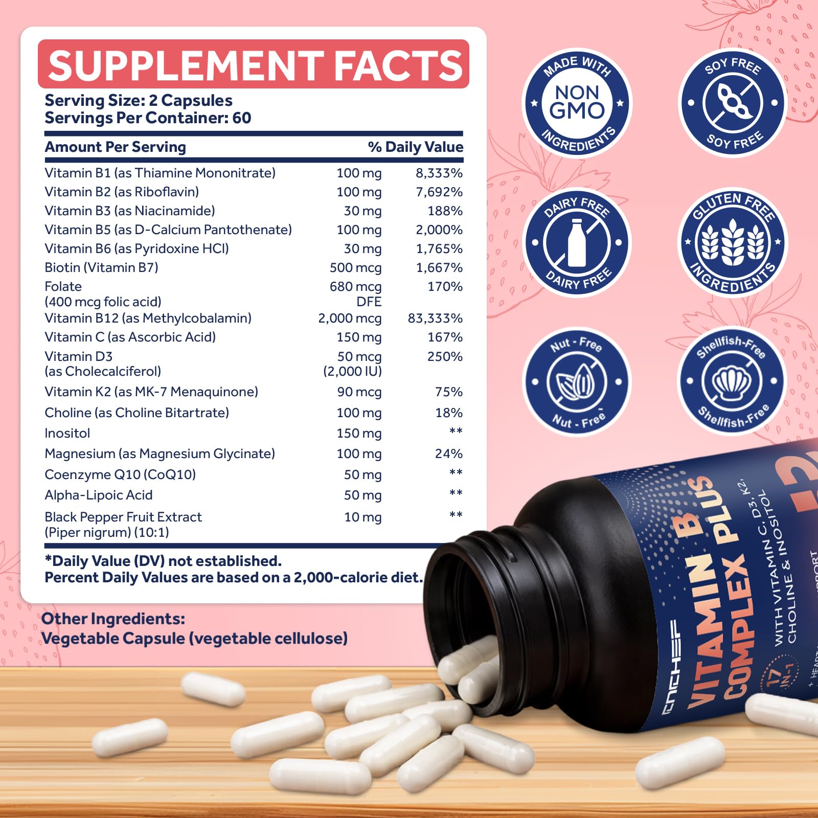 17-in-1 vitamin b complex formula