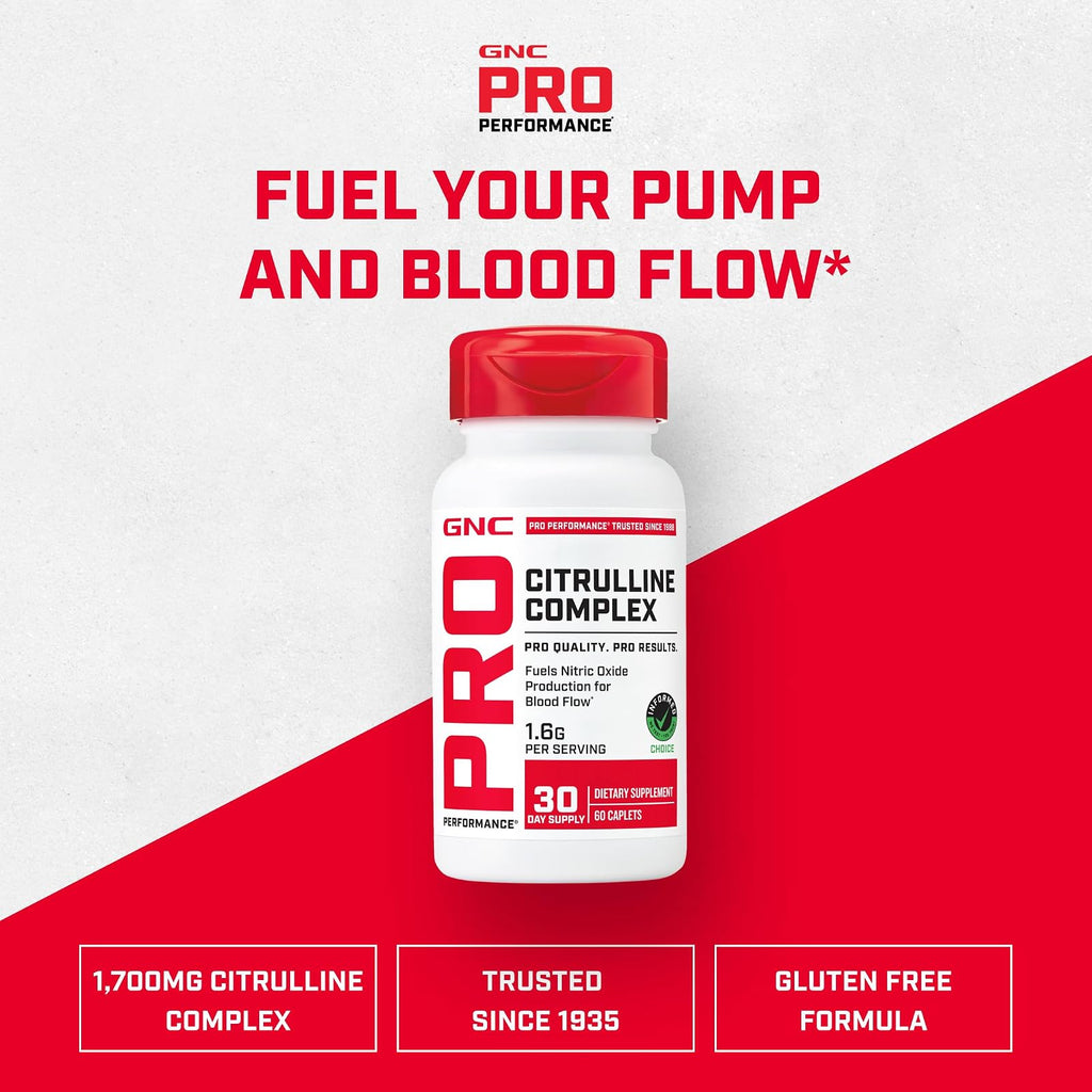 1700 mg Citrulline tablets for energy