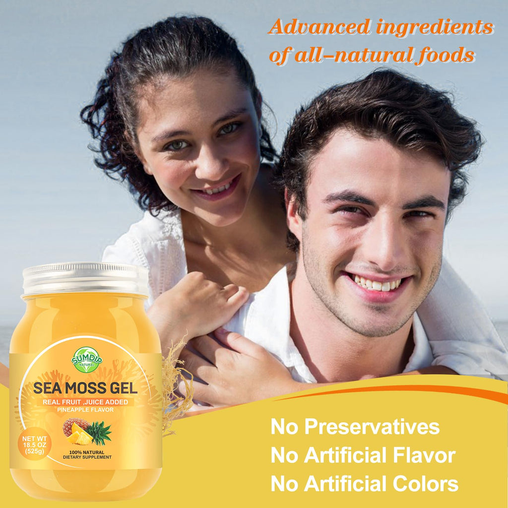 18.5 oz sea moss gel jar