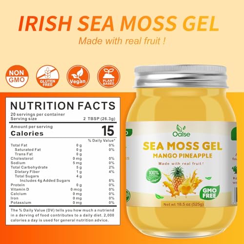 18.5oz sea moss gel benefits