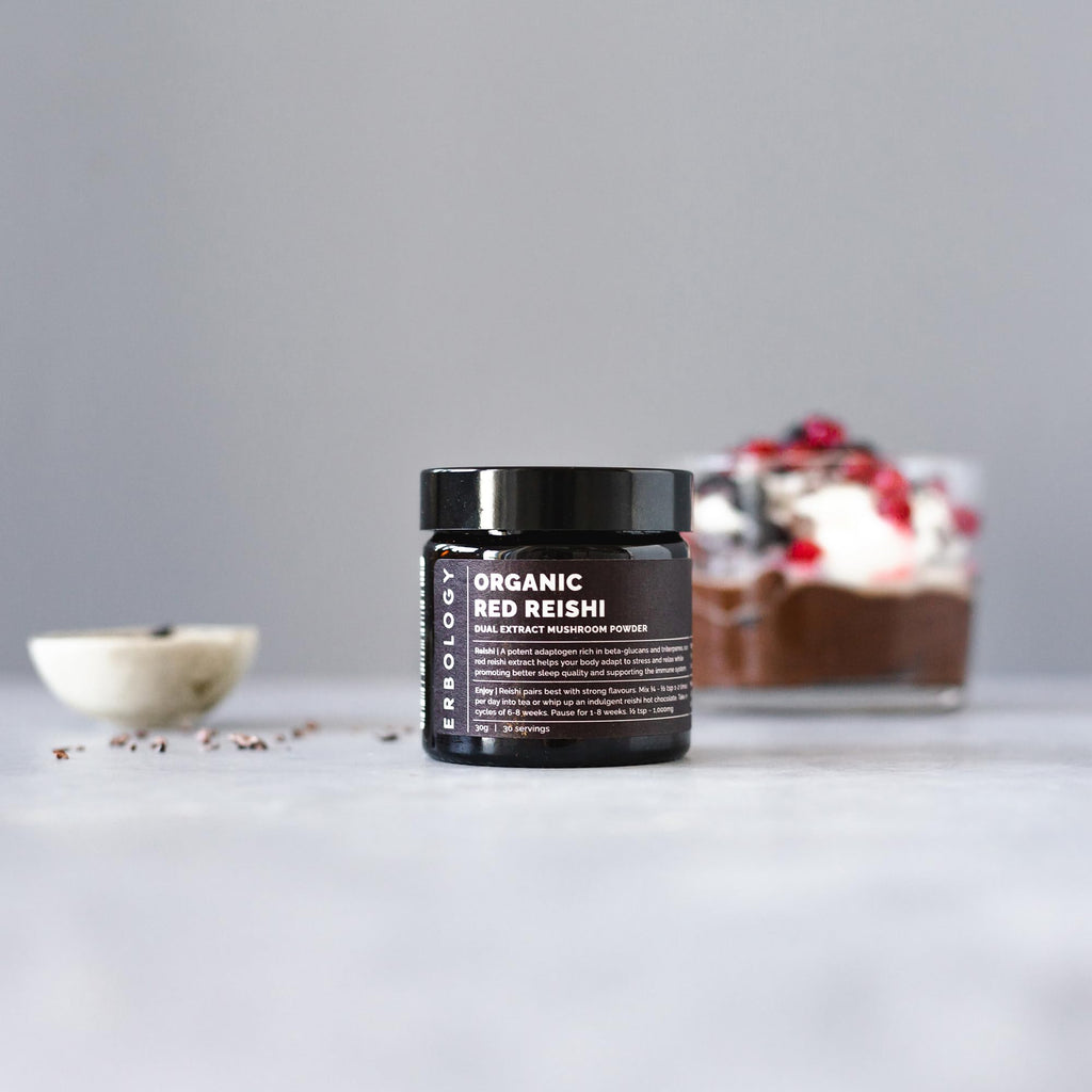 18% beta-glucans in reishi powder