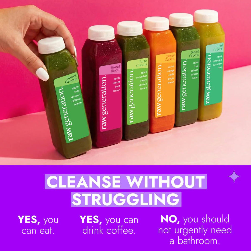 18 bottles of refreshing juice cleanse