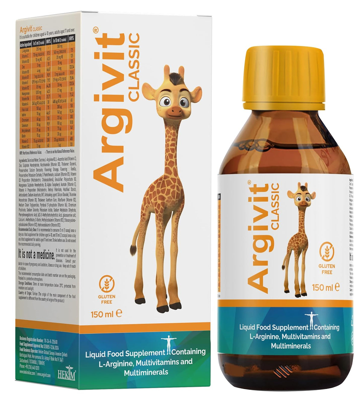18 essential vitamins in syrup form