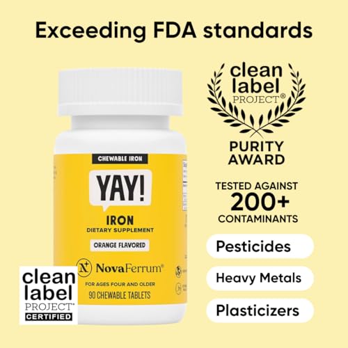 18 mg iron bisglycinate for better absorption