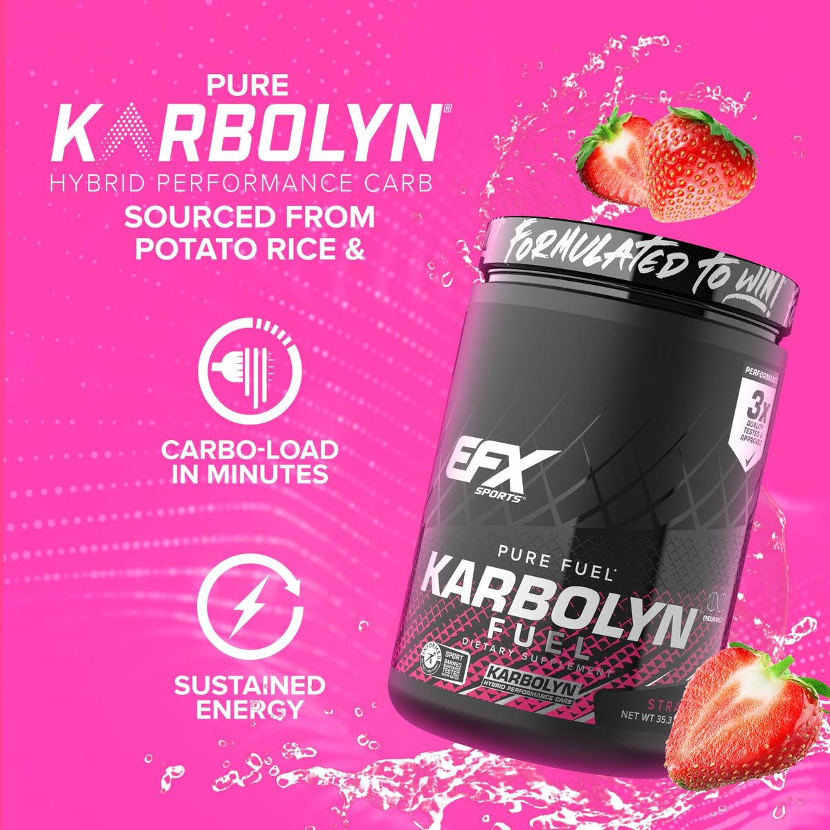 18 servings of EFX Sports fuel