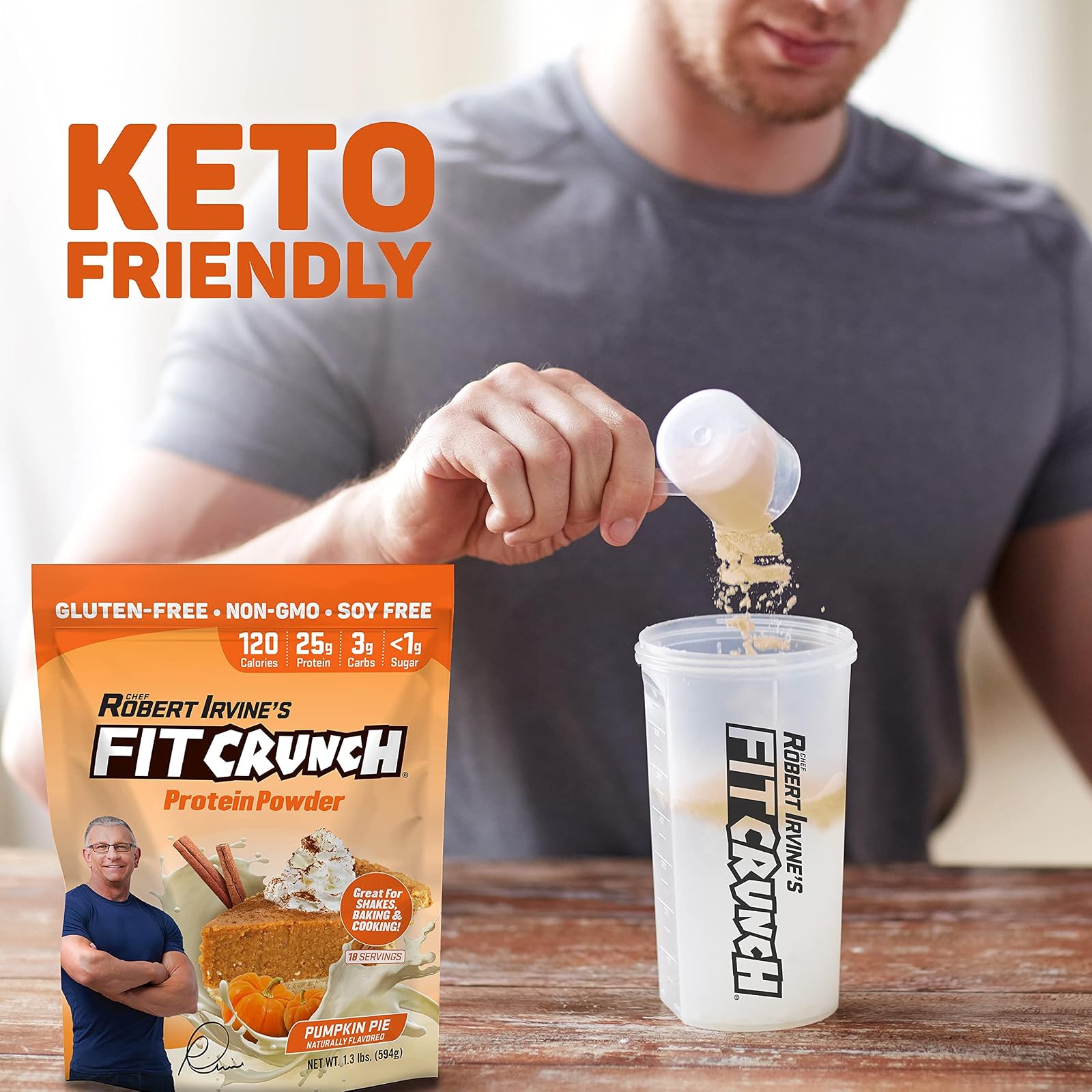 18 servings of whey protein