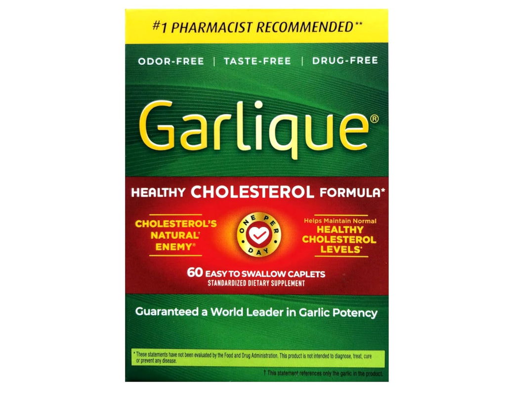 180 caplets of garlic extract