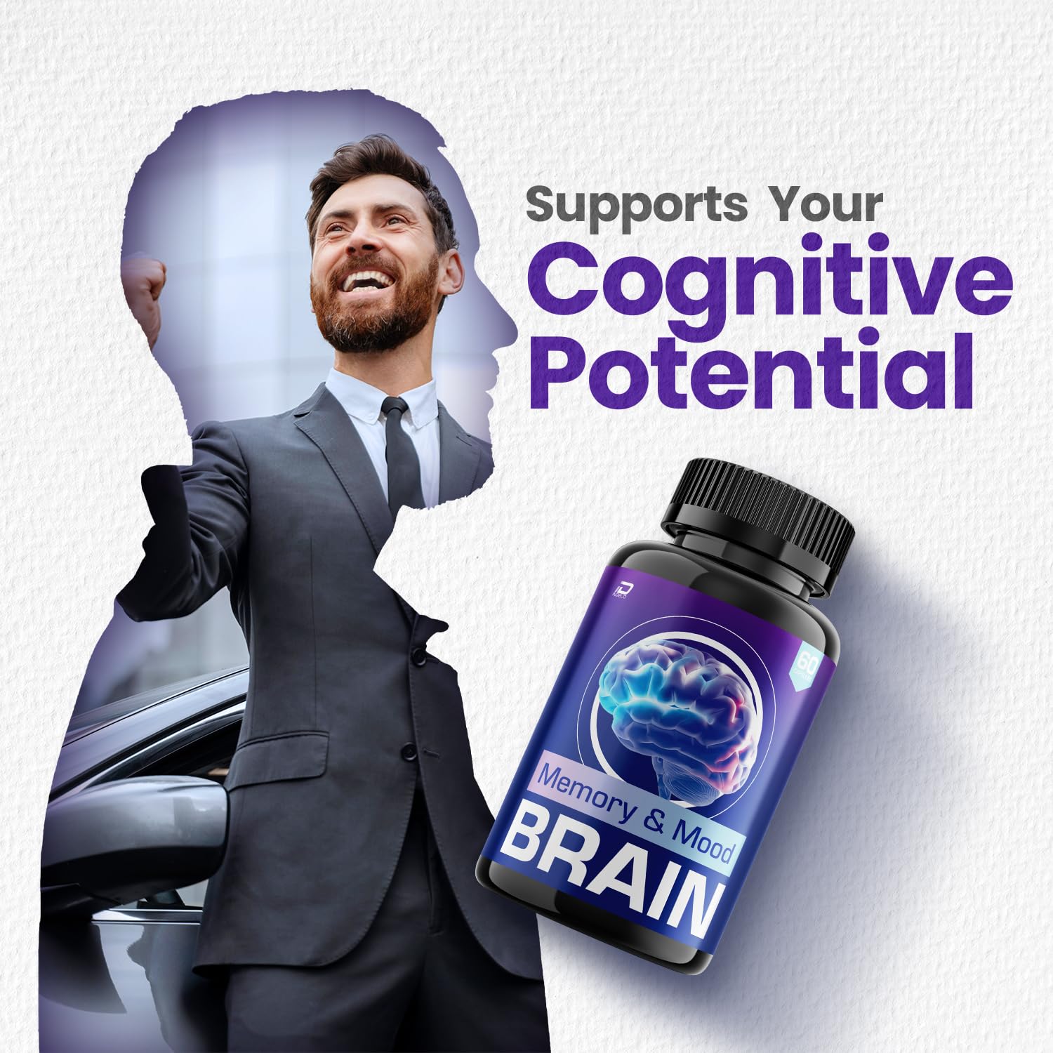 180 capsules for cognitive support