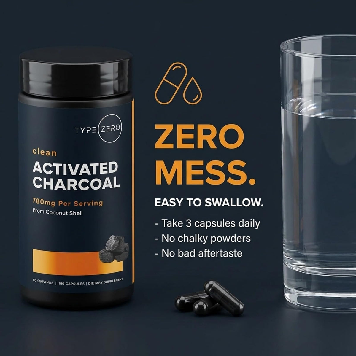 180 capsules for daily digestion